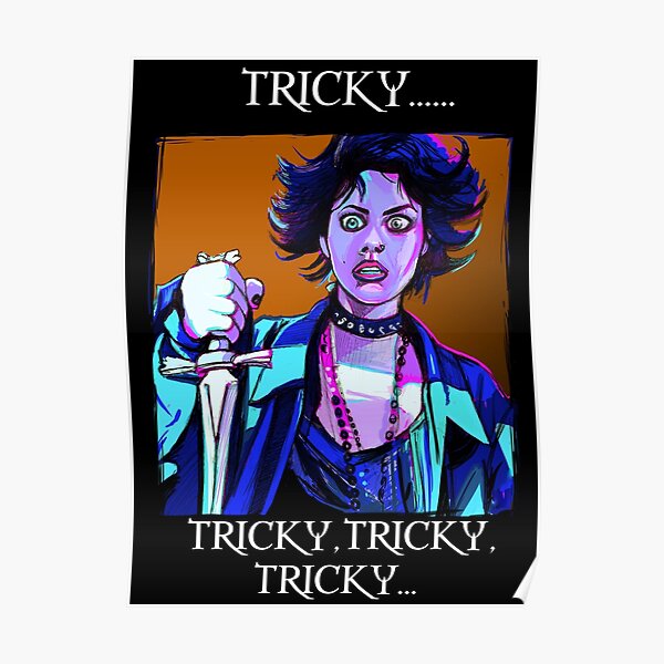 "tricky" Poster for Sale by digitalsammy20 | Redbubble