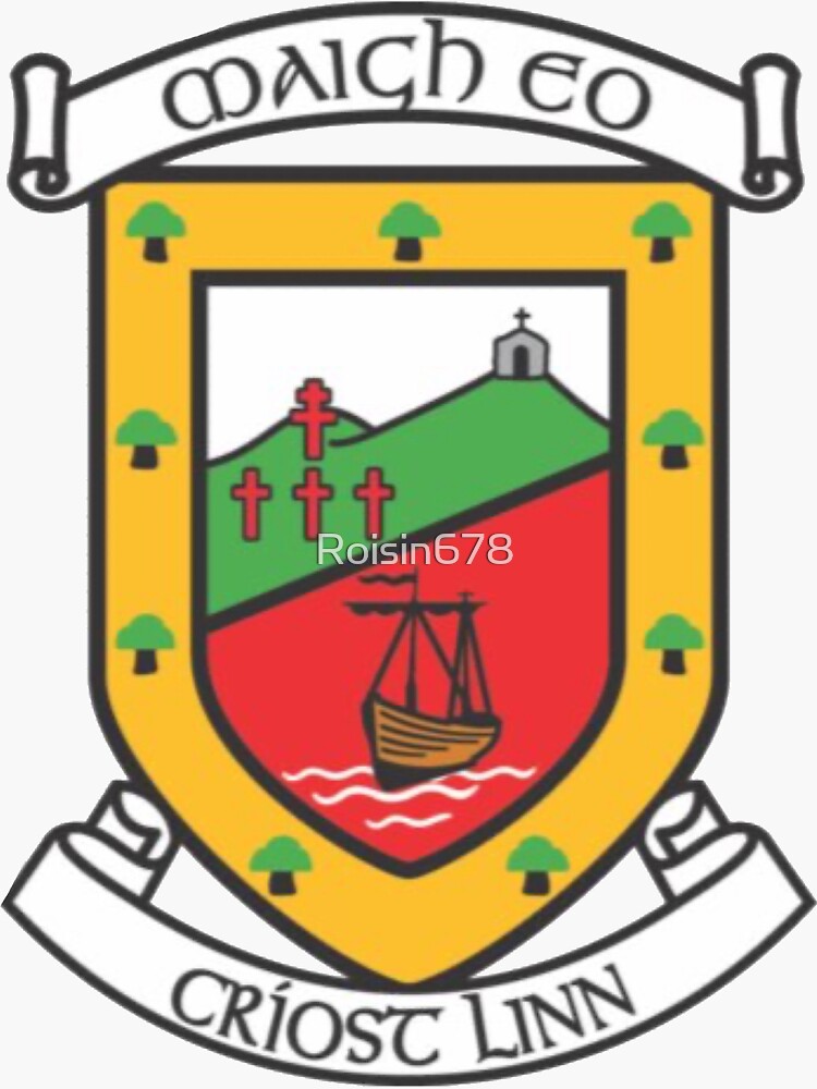 "Mayo crest" Sticker for Sale by Roisin678 | Redbubble
