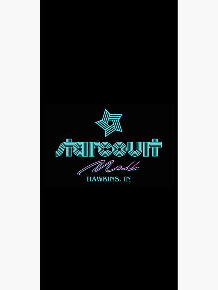 "Stranger things season 3, star court mall" Sticker for Sale by Where ...