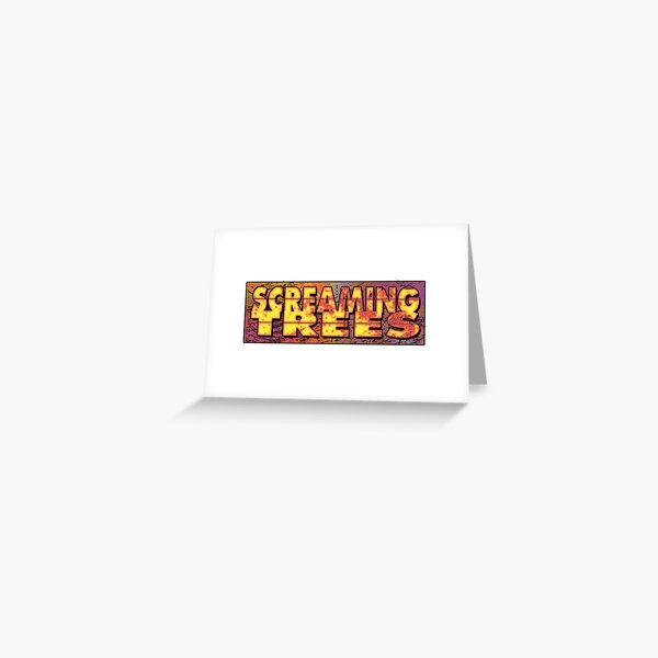 "Screaming Trees Logo - Original Fan Art Mark Lanegan" Greeting Card by ...
