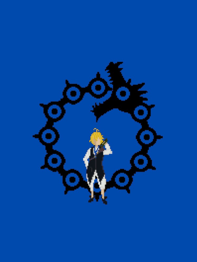 "Meliodas Dragon Symbol -Blue" Sticker for Sale by Isabreu27 | Redbubble