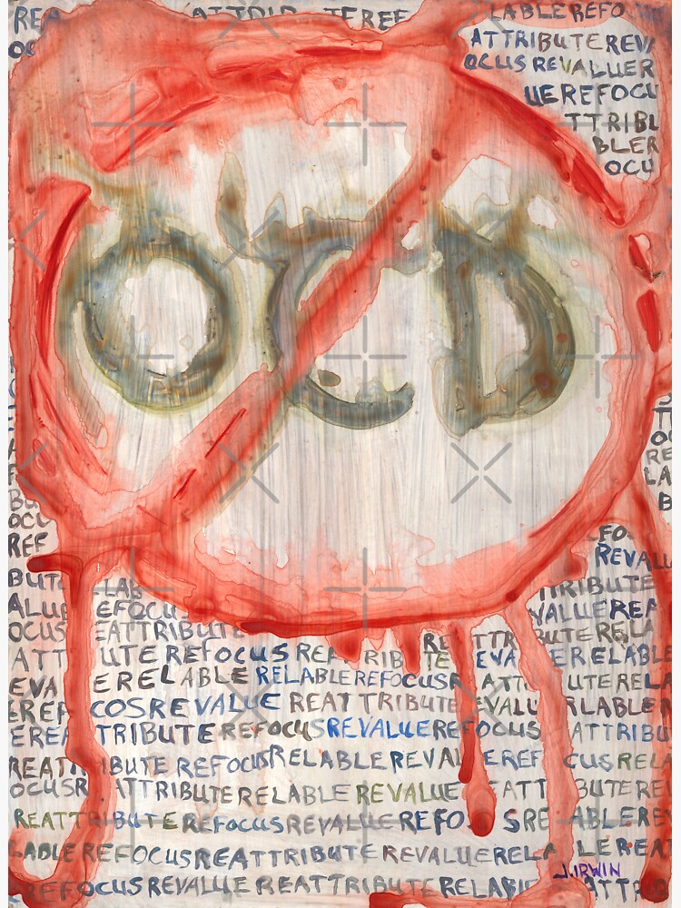 "OCD OBSESSIVE COMPULSIVE DISORDER PAINTING IN ACRYLIC JaCorin ...