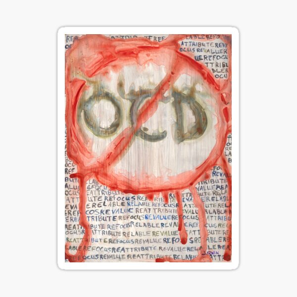 "OCD OBSESSIVE COMPULSIVE DISORDER PAINTING IN ACRYLIC JaCorin ...