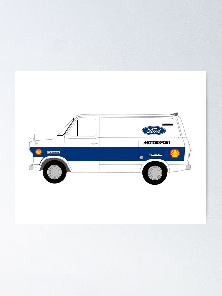 "FORD TRANSIT" Poster by WilArt02 | Redbubble