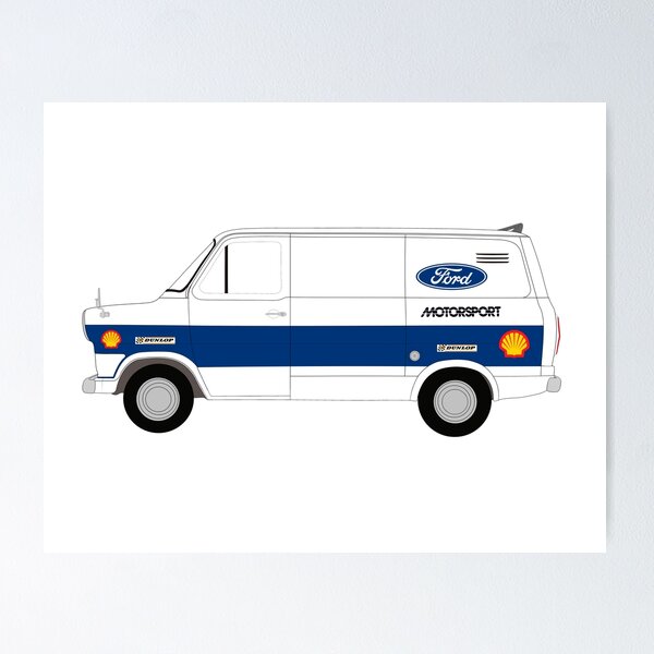 "FORD TRANSIT" Poster by WilArt02 | Redbubble