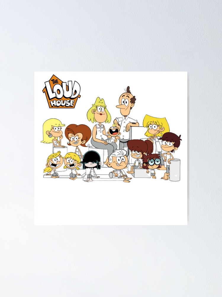 "The loud house family" Poster for Sale by Hr29 | Redbubble