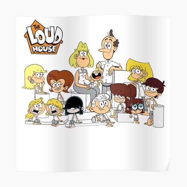 "The loud house family" Poster for Sale by Hr29 | Redbubble