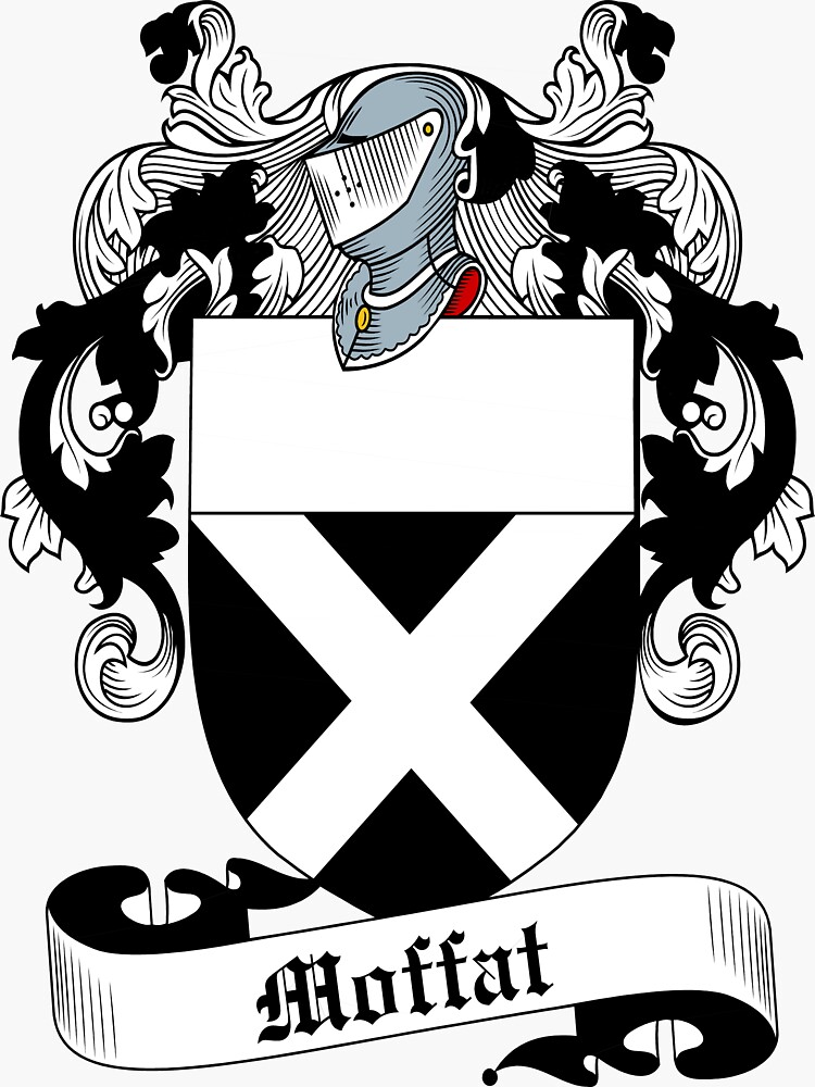 "Moffat" Sticker by HaroldHeraldry | Redbubble