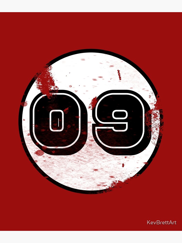 "Vintage Classic Retro 09 Racing Number" Poster for Sale by KevBrettArt ...