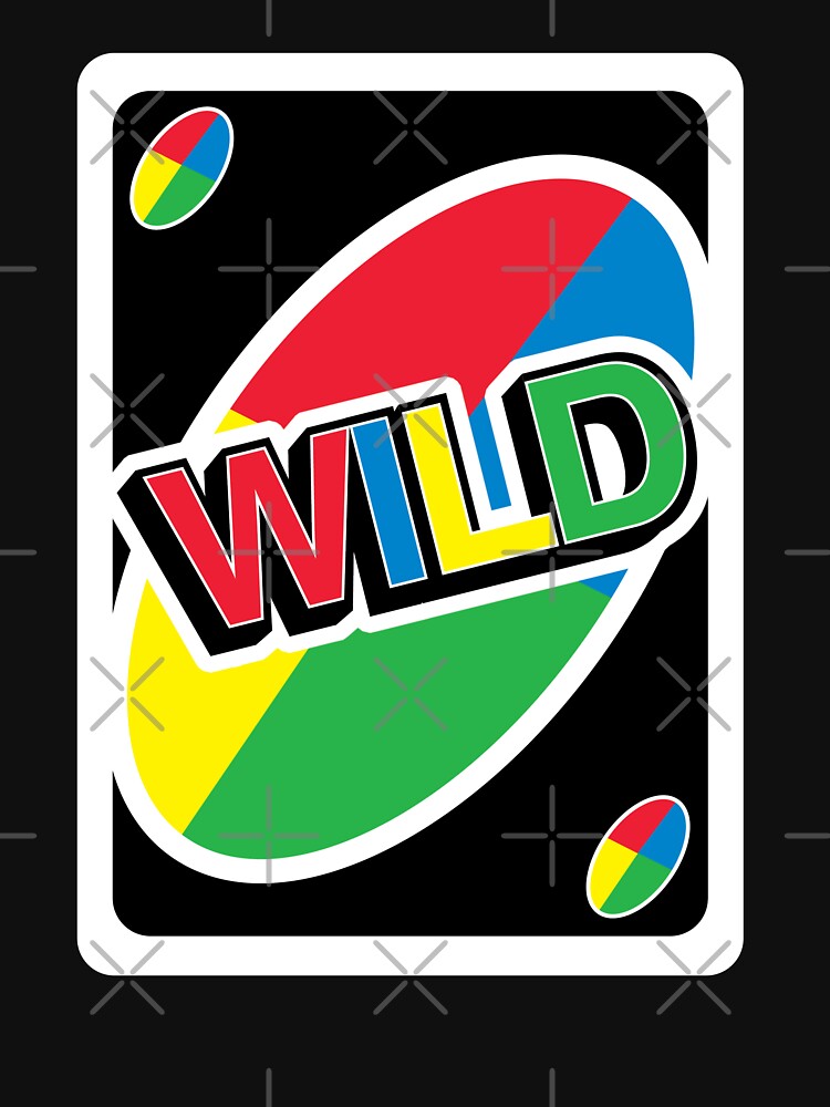 Uno Wild Card T Shirt For Sale By Katelyn1021 Redbubble Uno Game T Shirts Game T