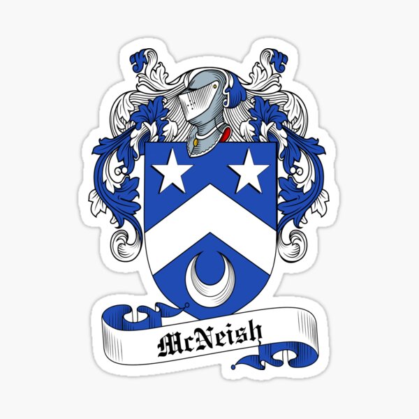 "McNeish (McNish)" Sticker for Sale by HaroldHeraldry | Redbubble