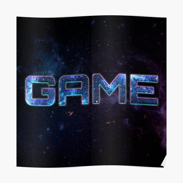 "Gaming logo" Poster for Sale by james-curry | Redbubble