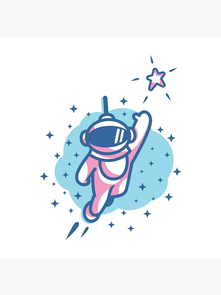"cute astronaut " Poster for Sale by Bizarro23 | Redbubble