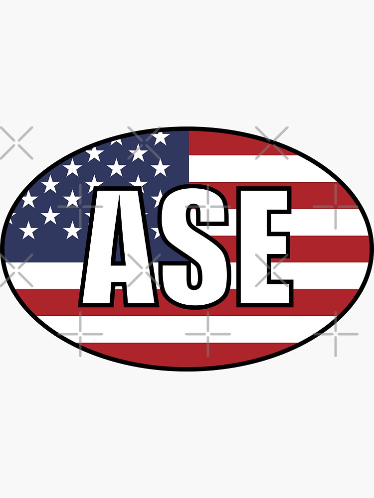"ASPEN ASE USA Airport Code Oval Design" Sticker for Sale by ...