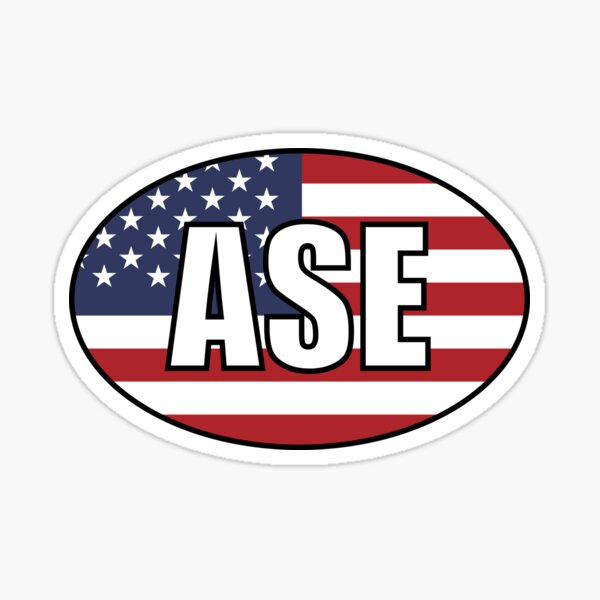 "ASPEN ASE USA Airport Code Oval Design" Sticker for Sale by ...