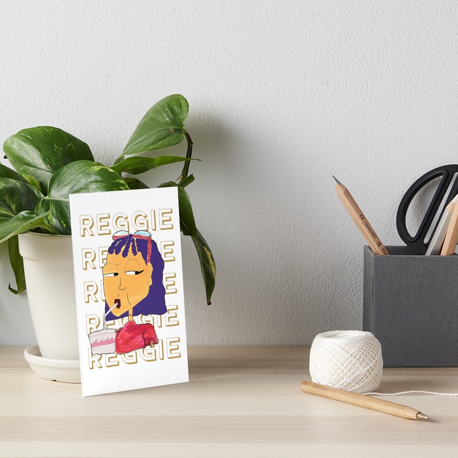 "Reggie Rocket Power Shirt" Art Board Print by ShyBoyArt | Redbubble