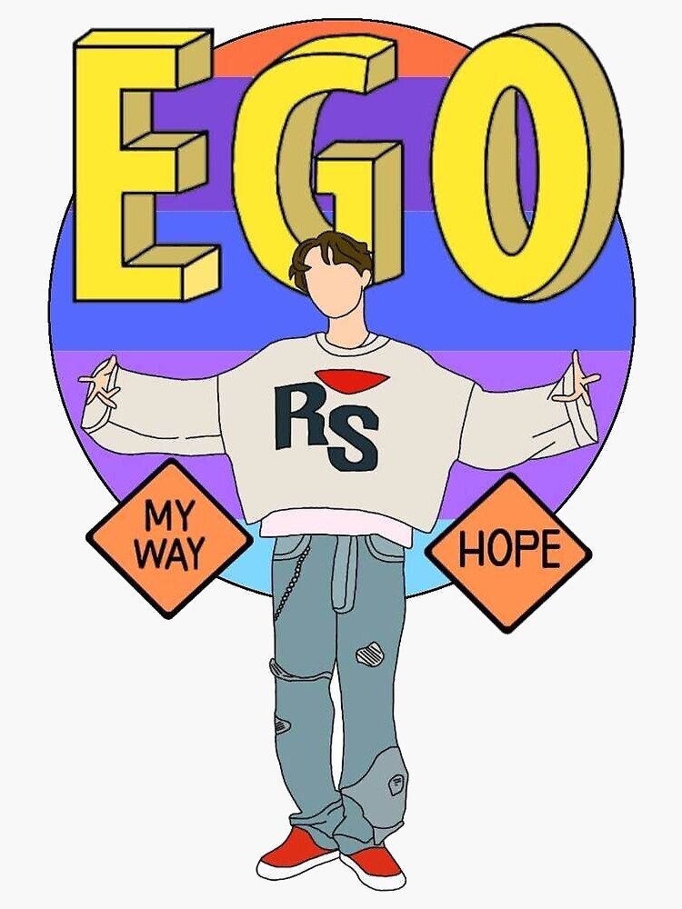 "Jhope ego sticker" Sticker by Trinity0815 | Redbubble
