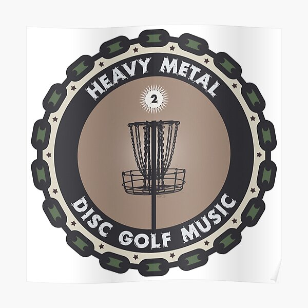 "Disc Golf Chains" Poster for Sale by perkinsdesigns | Redbubble