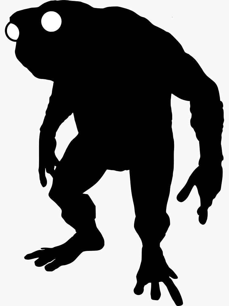 "Frogman Silhouette" Sticker for Sale by anpuhotep | Redbubble