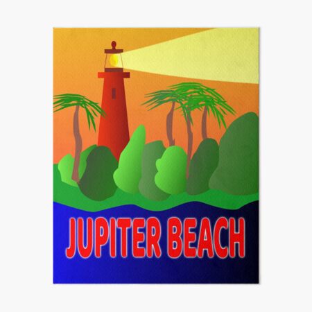 "JUPITER LIGHTHOUSE" Art Board Print by EdwardMonet | Redbubble