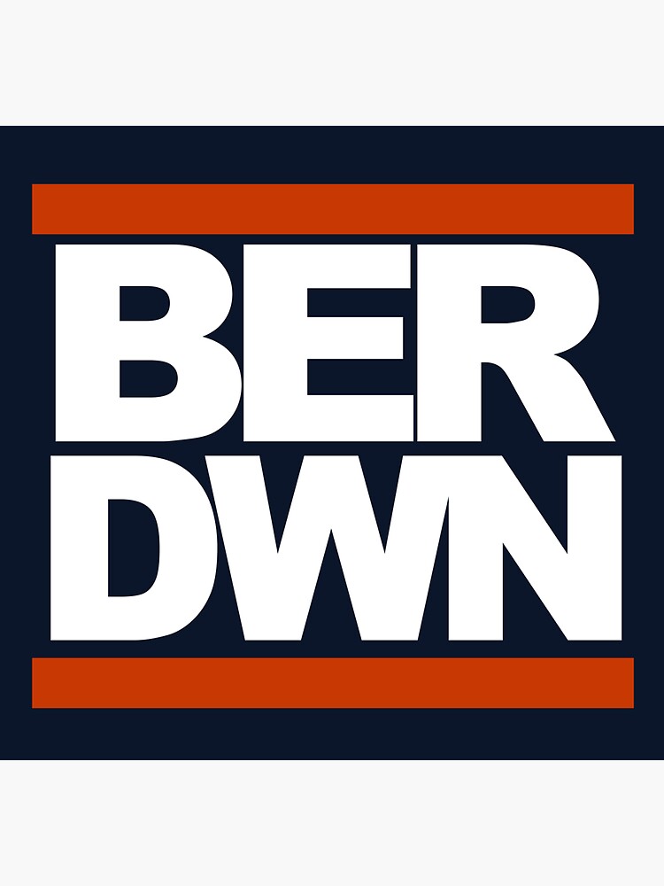 "Bear Down - Bar & Letters" Sticker for Sale by krapart | Redbubble