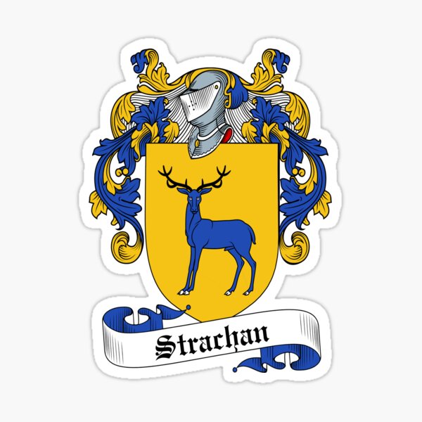 "Strachan" Sticker for Sale by HaroldHeraldry | Redbubble