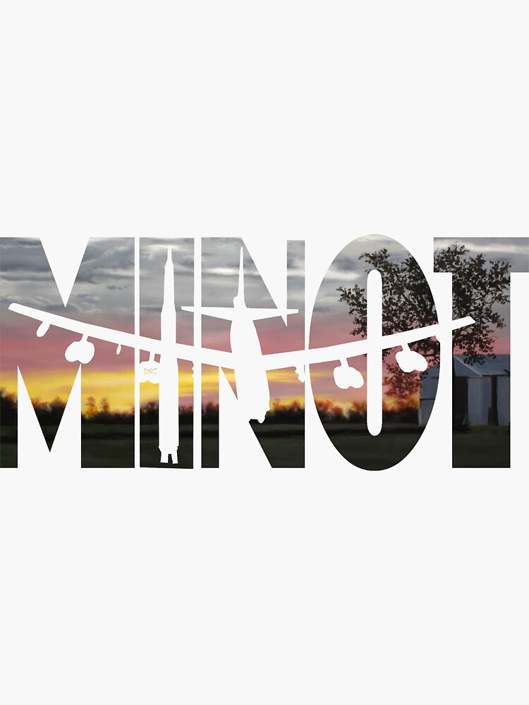 "Minot Backyard Sunset Silhouette" Sticker for Sale by dscarts | Redbubble