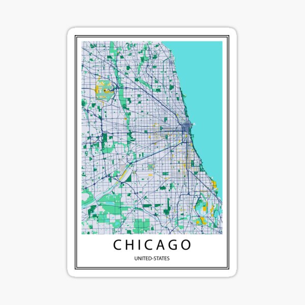 "Chicago" Sticker for Sale by PostersProf1 | Redbubble