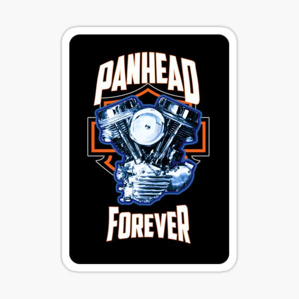 "Panhead Forever" Sticker for Sale by DBnation | Redbubble