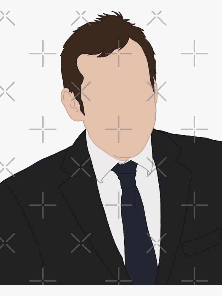 "Richard Poole Minimalist" Sticker for Sale by Sneaky-Deeks | Redbubble