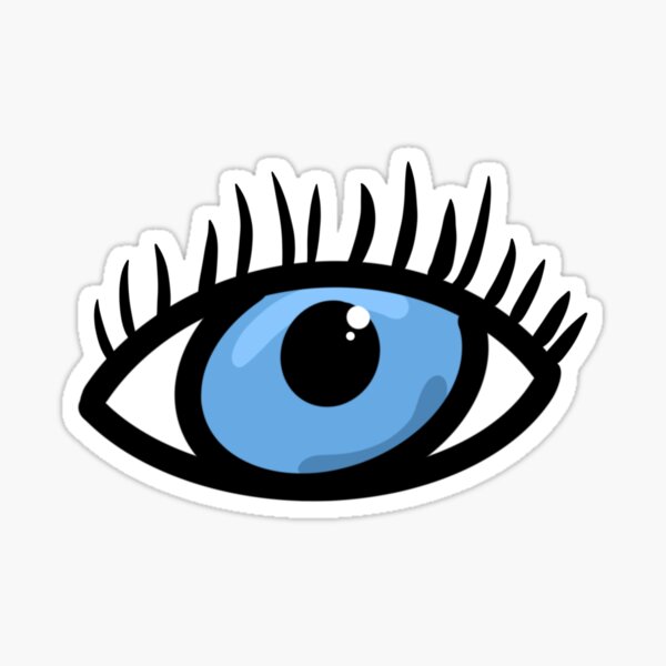 "Blue Eye" Sticker for Sale by CPArtStudios | Redbubble