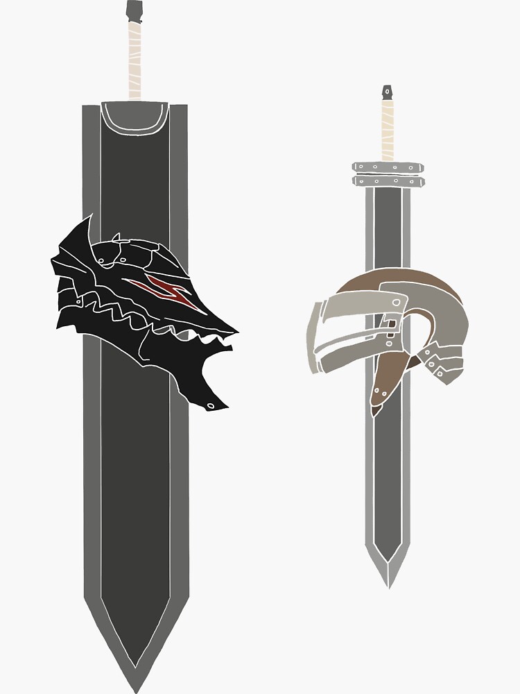 "Swords" Sticker by CherryClode | Redbubble