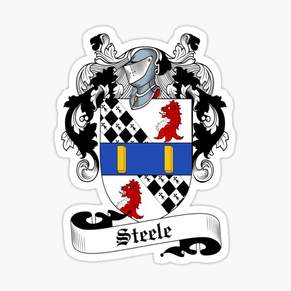 "Steele" Sticker by HaroldHeraldry | Redbubble