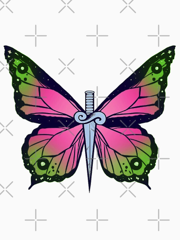 "Jolyne butterfly tattoo" T-shirt for Sale by AGZOULINES | Redbubble ...