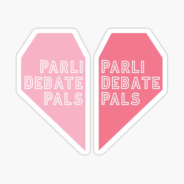 "Matching Parliamentary Debate Stickers" Sticker for Sale by ...