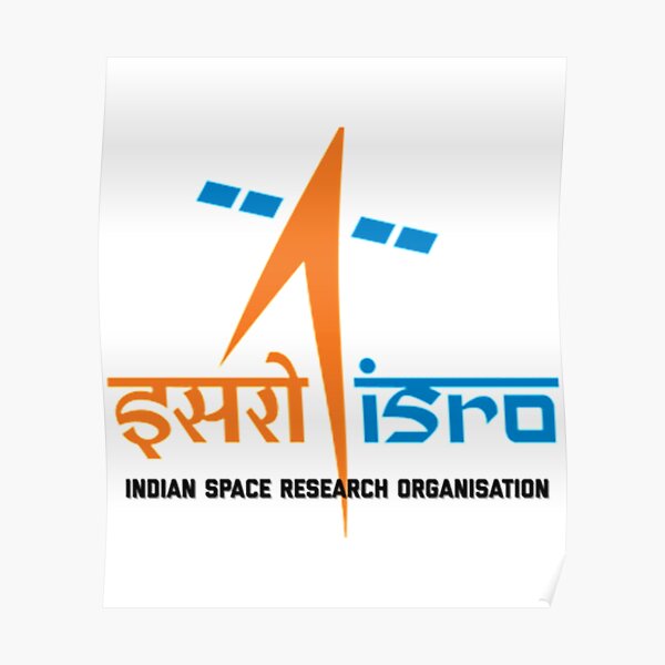 "ISRO (Indian space research organisation) tshirt," Poster for Sale by ...