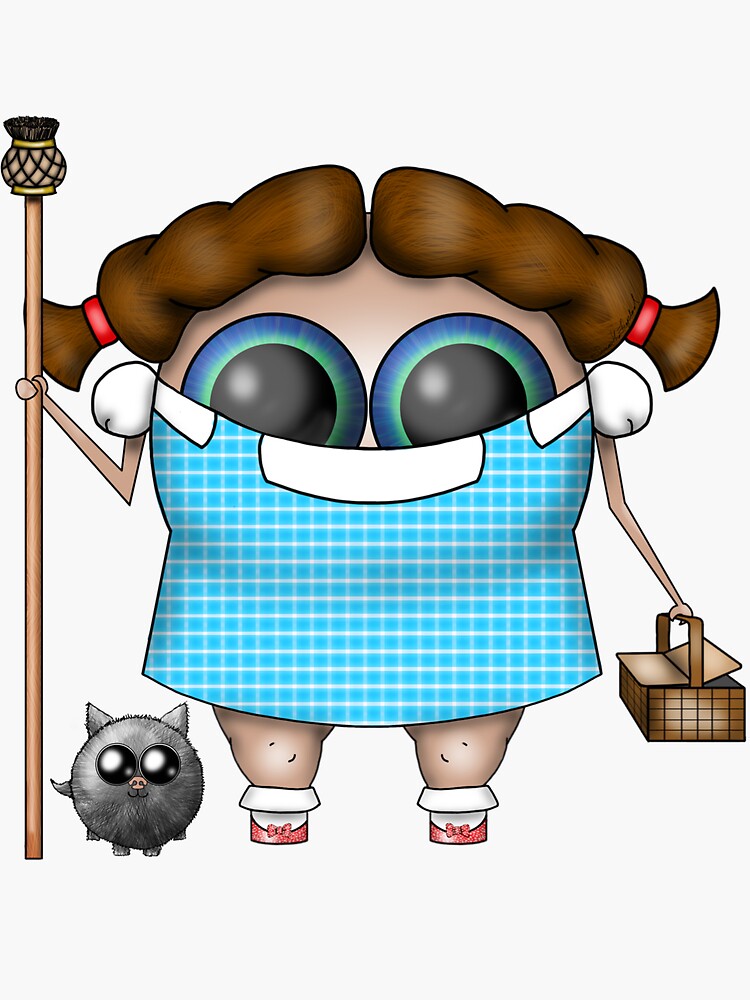 "Dorothy and Toto - The Orbulars - Sunnie Moon " Sticker for Sale by ...