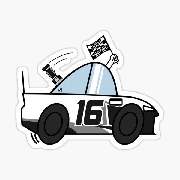 "Dinger Wins Indy EMotorcon" Sticker for Sale by BranningBrand | Redbubble