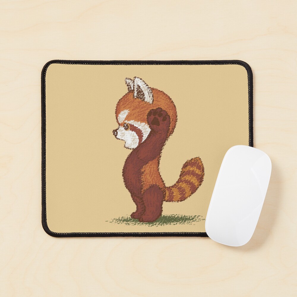"Red panda surprised" Sticker for Sale by sanogawa | Redbubble