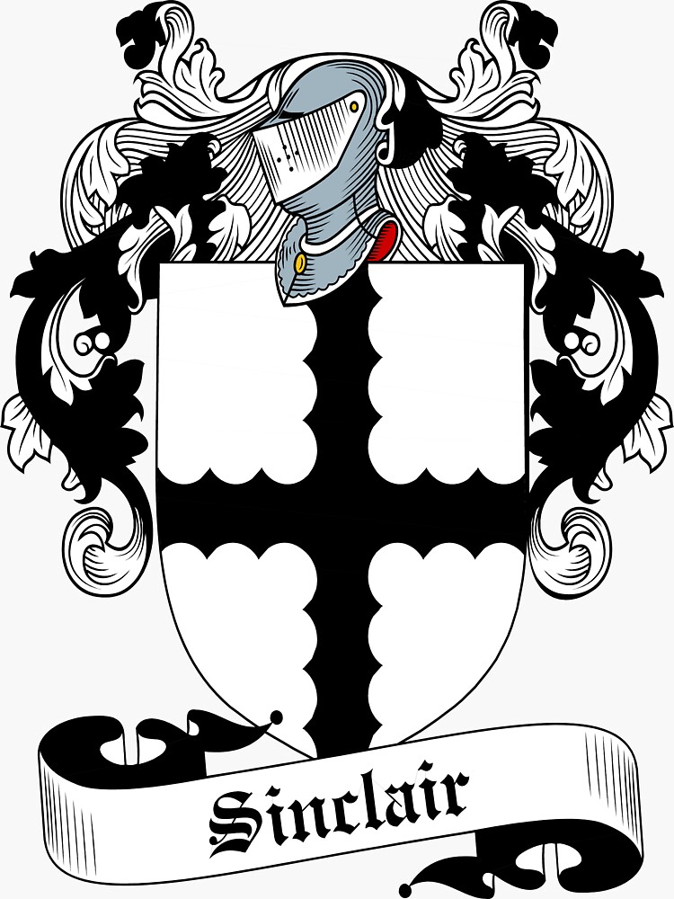 "Sinclair" Sticker for Sale by HaroldHeraldry | Redbubble