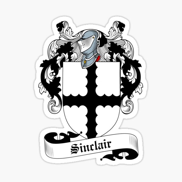 "Sinclair" Sticker for Sale by HaroldHeraldry | Redbubble