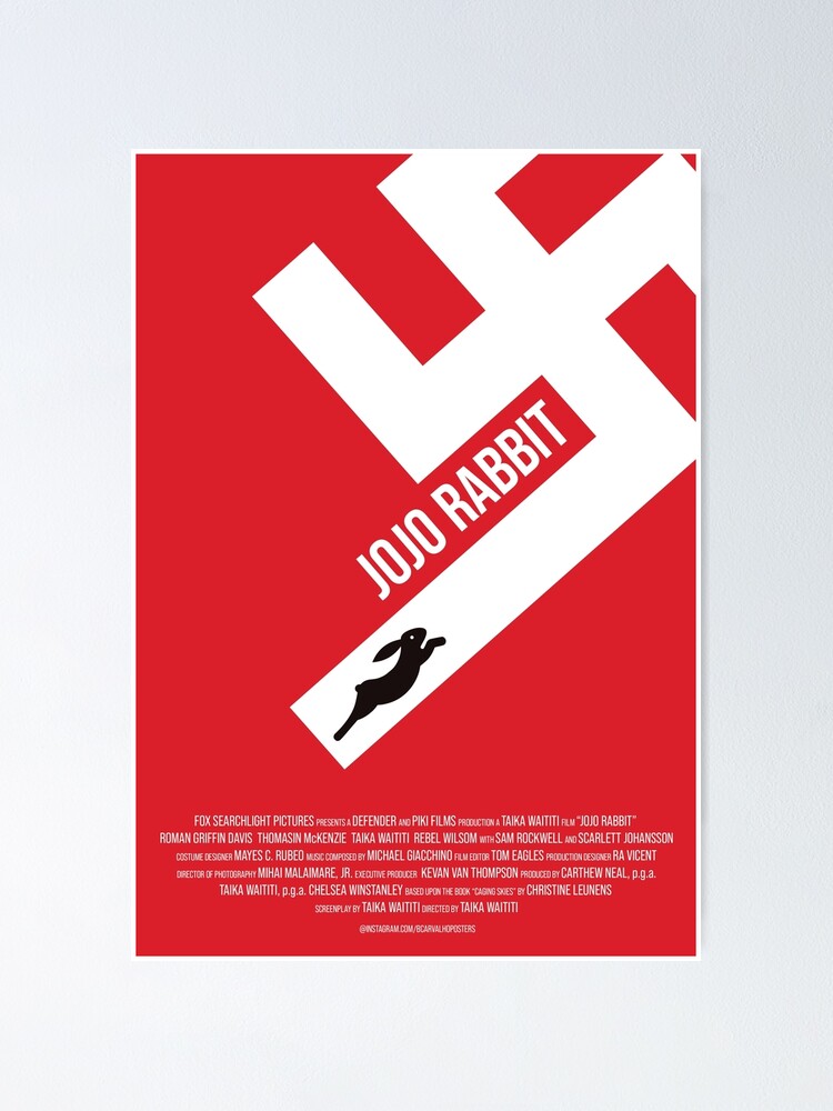 "JoJo Rabbit Minimalist" Poster by PowerfulPoster | Redbubble