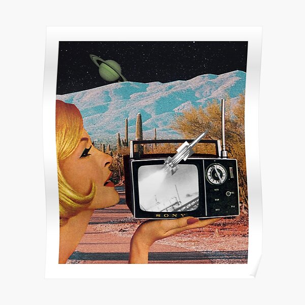 "Blast Off" Poster for Sale by retrospect-art | Redbubble