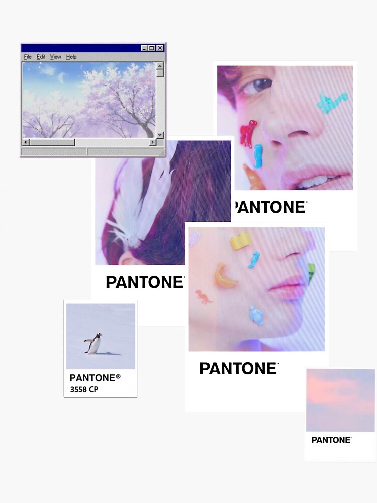 "TXT Huening Kai Blue hour" Sticker by Khym | Redbubble