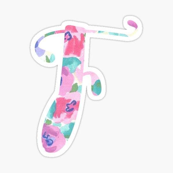 Letter F Stickers | Redbubble