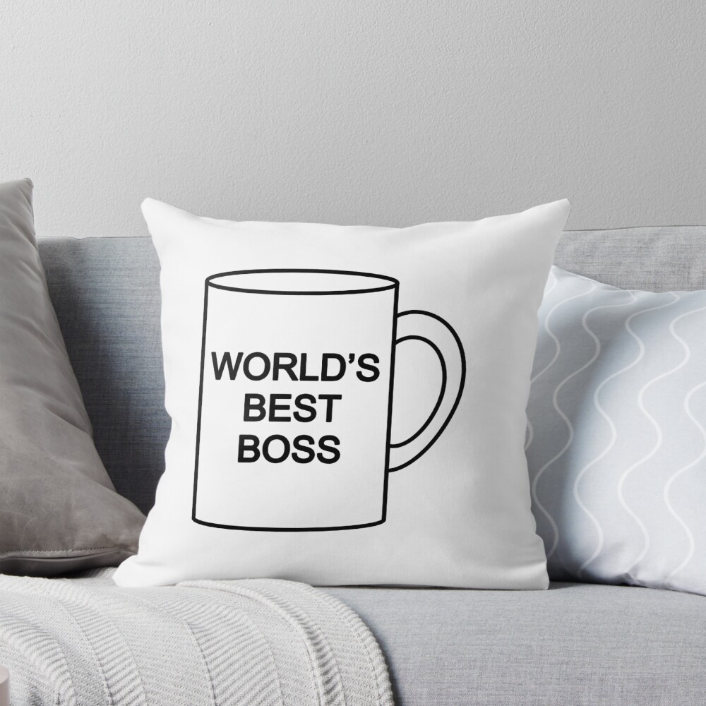 "World's Best Boss the office" Sticker for Sale by elephantc123 | Redbubble