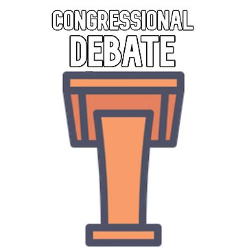 "Congressional Debate Event" Sticker for Sale by MasterDebate | Redbubble