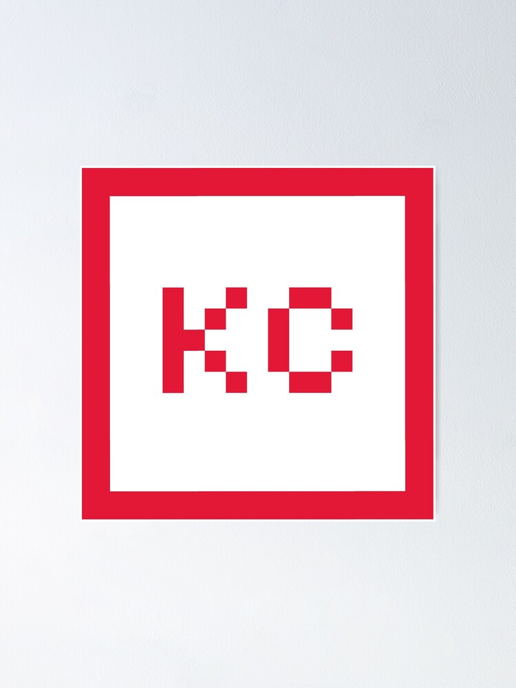 "KC-Chiefs-Sticker" Poster for Sale by Pokematt1 | Redbubble
