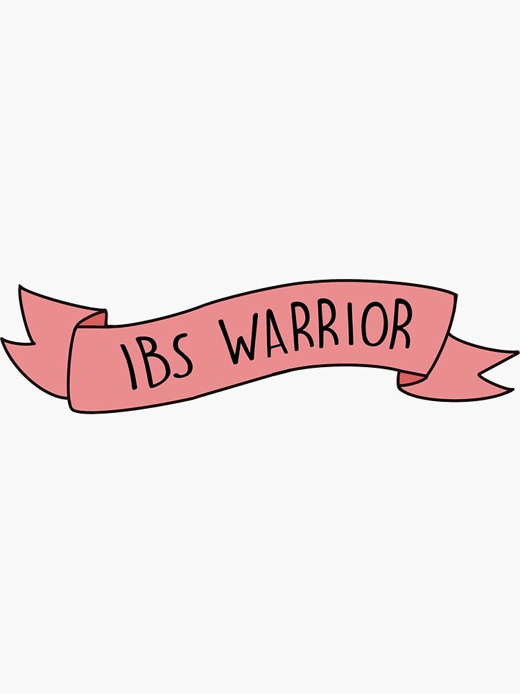 "IBS Warrior " Sticker for Sale by jordannachole | Redbubble