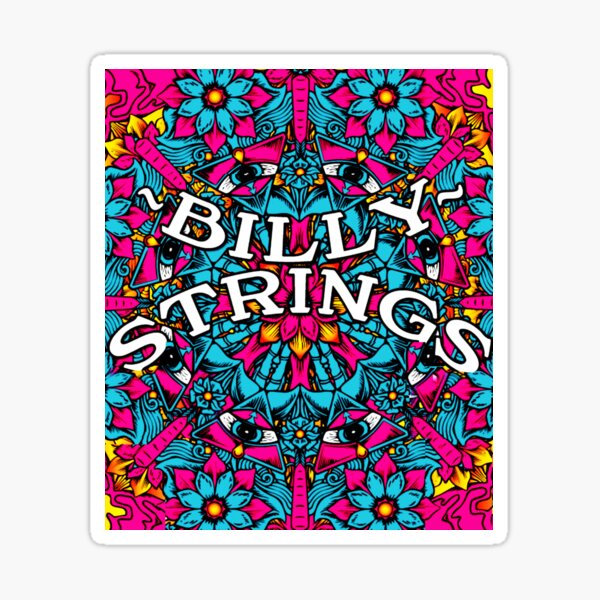 "Billy Strings " Sticker for Sale by tayomayo0909 | Redbubble